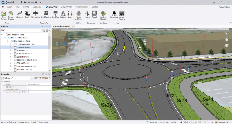 Novapoint | Novapoint & Quadri | Trimble Civil Engineering and Construction